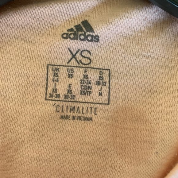 adidas | Shirts & Tops | Adidas Peach Colored Shortsleeve Tshirt | Poshmark